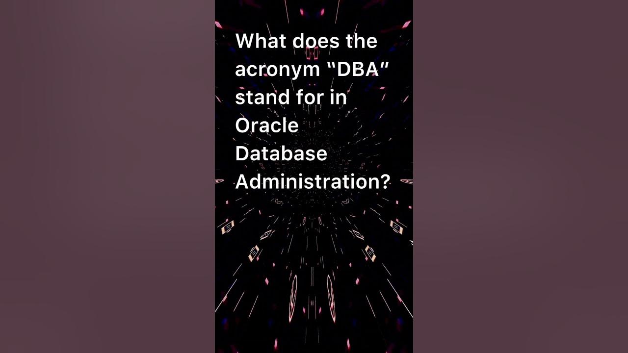 Database Cloud Dba Databaseadministrator Oracledba Youtube