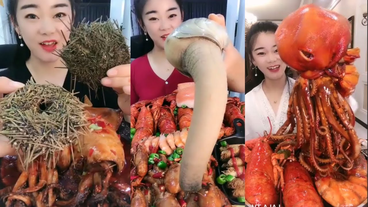 Asmr Mukbang Octopus eating show - Eating spicy food - Ep10 - YouTube