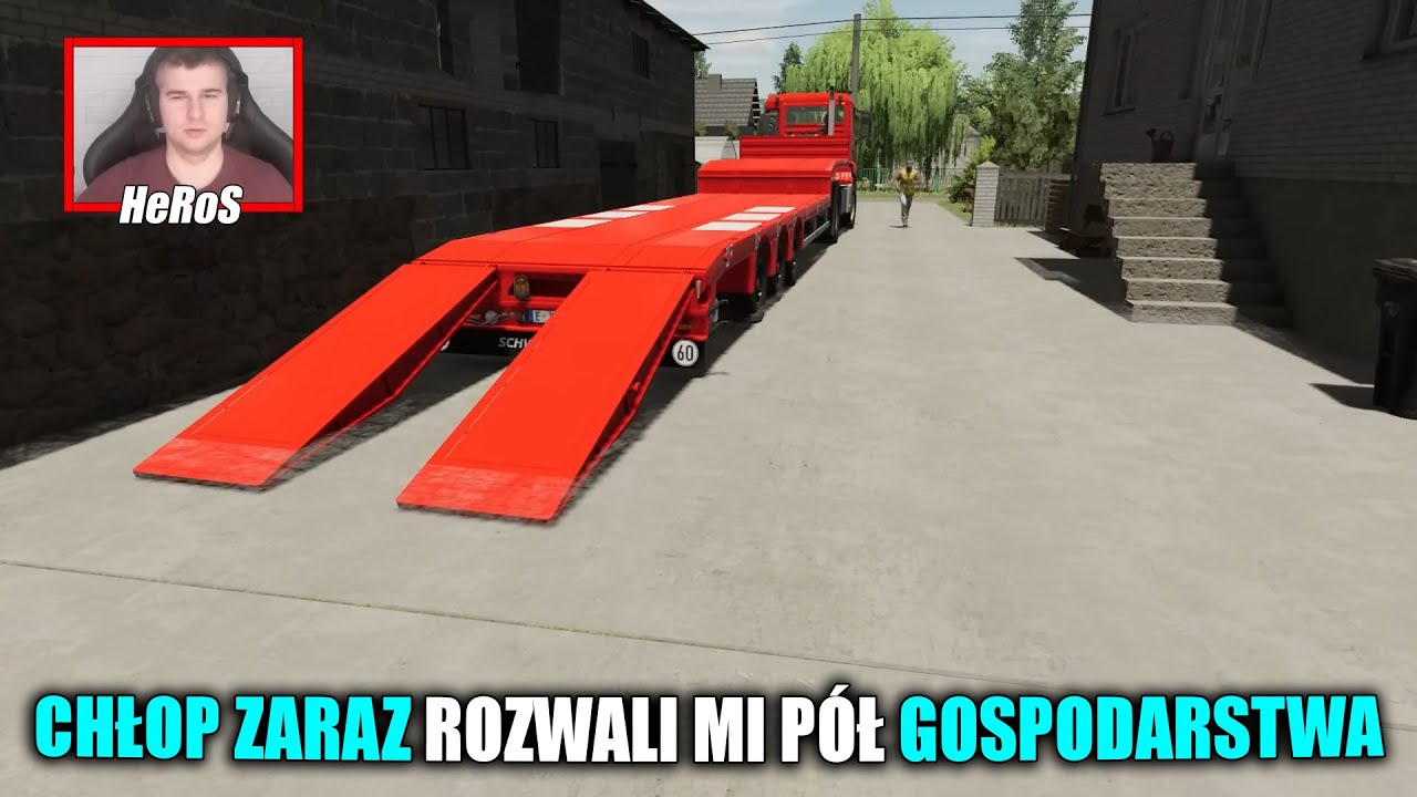 CHŁOP ZARAZ ROZWALI MI PÓŁ GOSPODARSTWA 😂 HEROS - YouTube