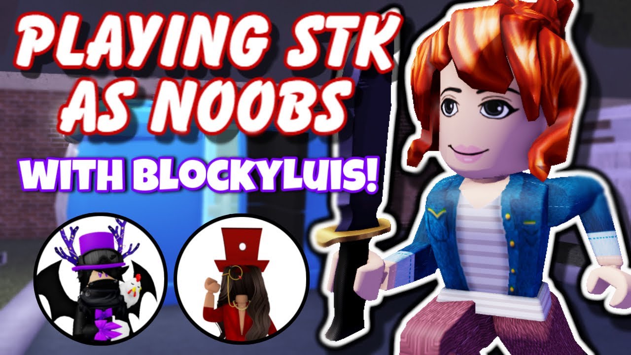 Playing as noobs with BlockyLuis! | Survive the Killer - YouTube
