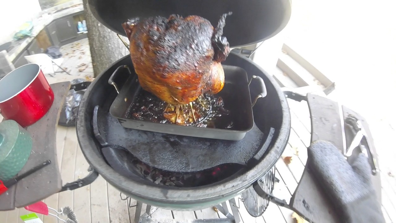 BIG GREEN EGG TURKEY - YouTube