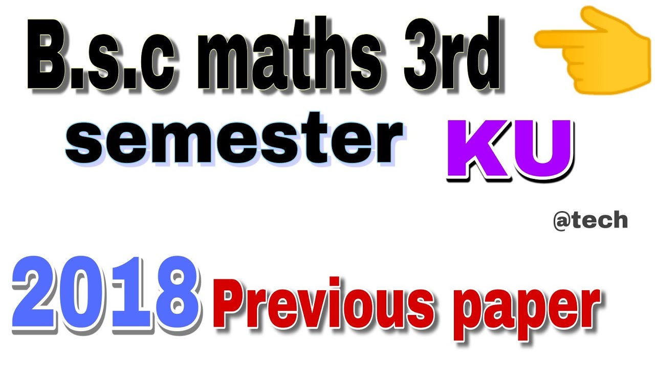 B.S.c Maths 3rd semester KU previous paper 2022/ real analysis/ very ...