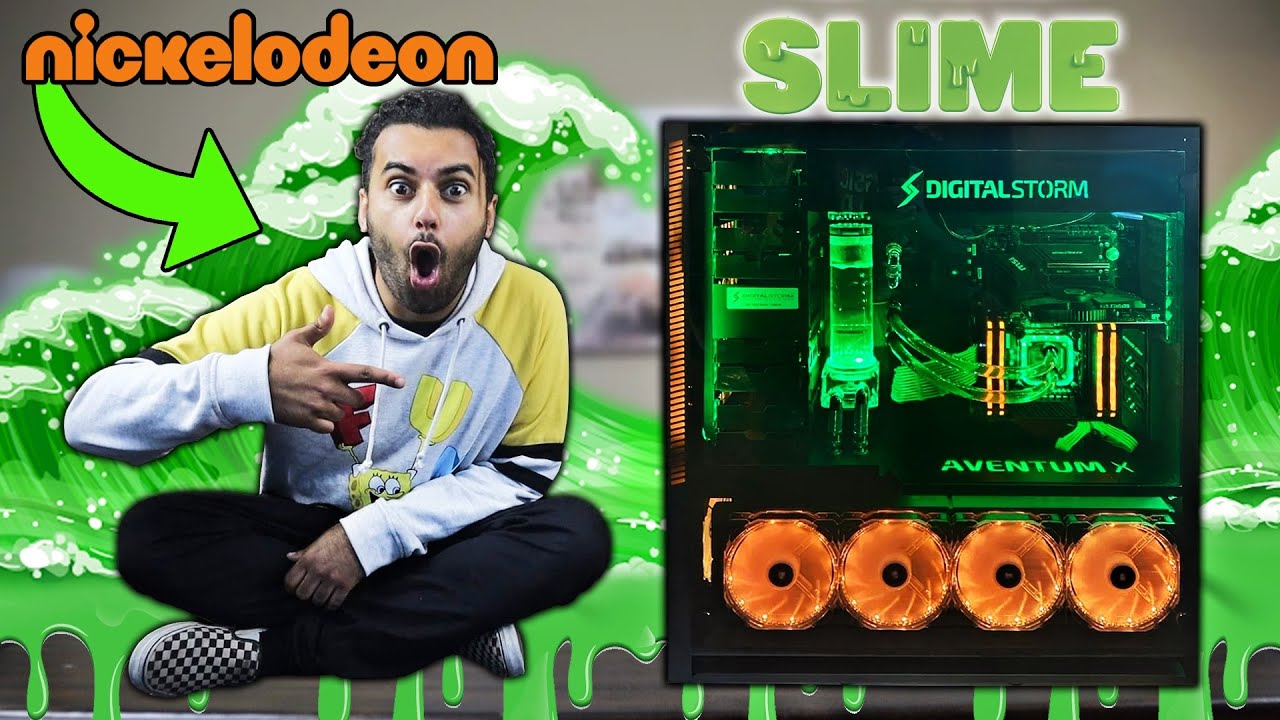 I Bought A $10,000 NICKELODEON STREAMING PC That is POWERED BY GREEN ...