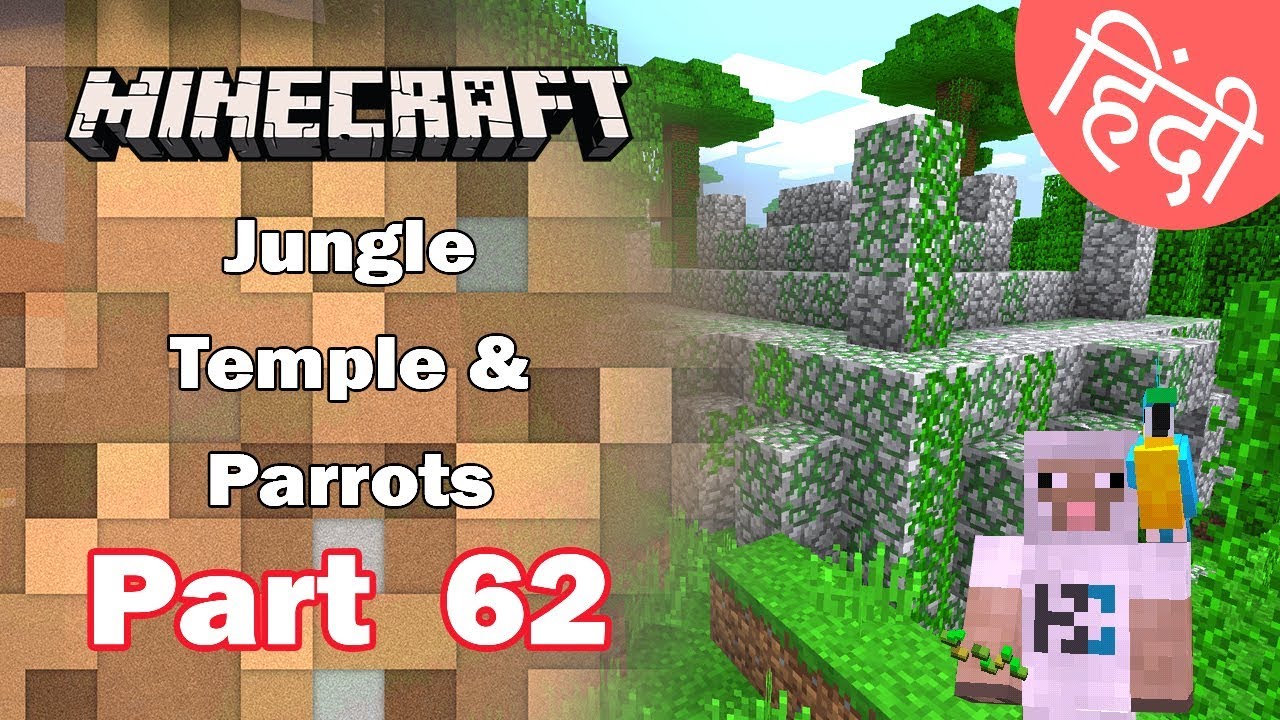 Part 62 - Jungle Temple, Parrots, Panda & Bamboos - Minecraft PE | in ...