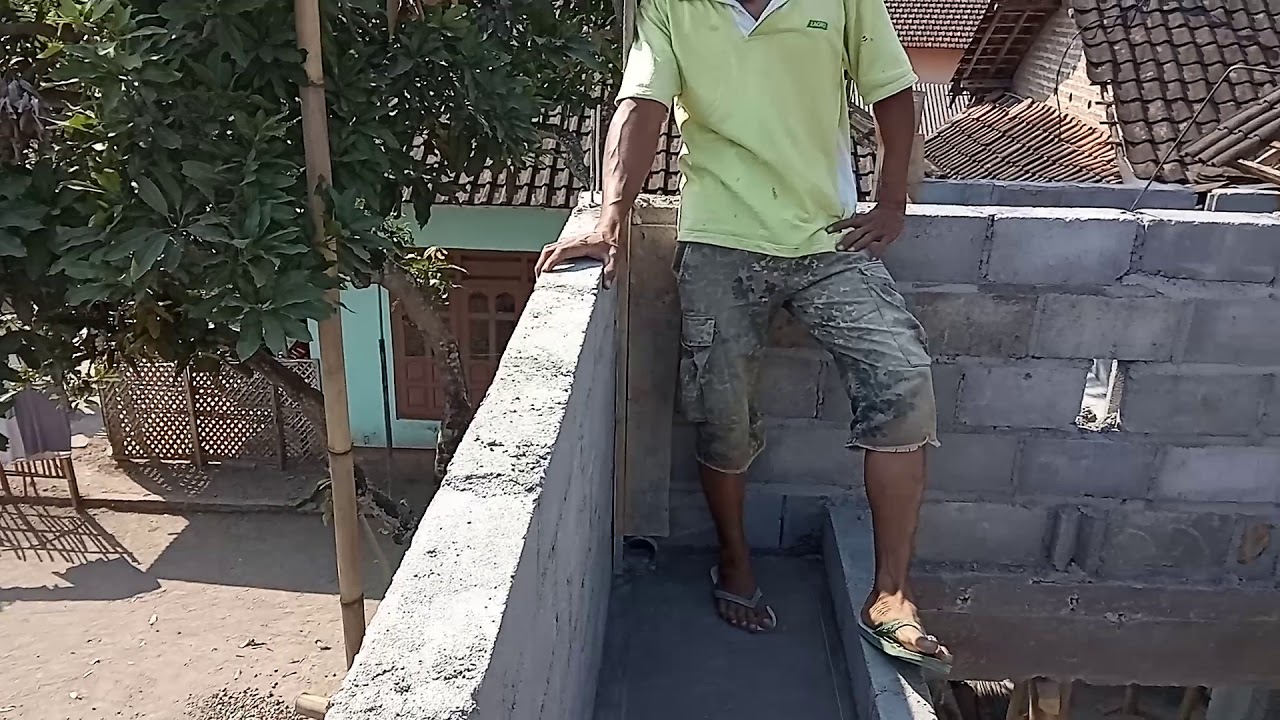 Proses pengecoran teras cor talang di Talun blitar - YouTube