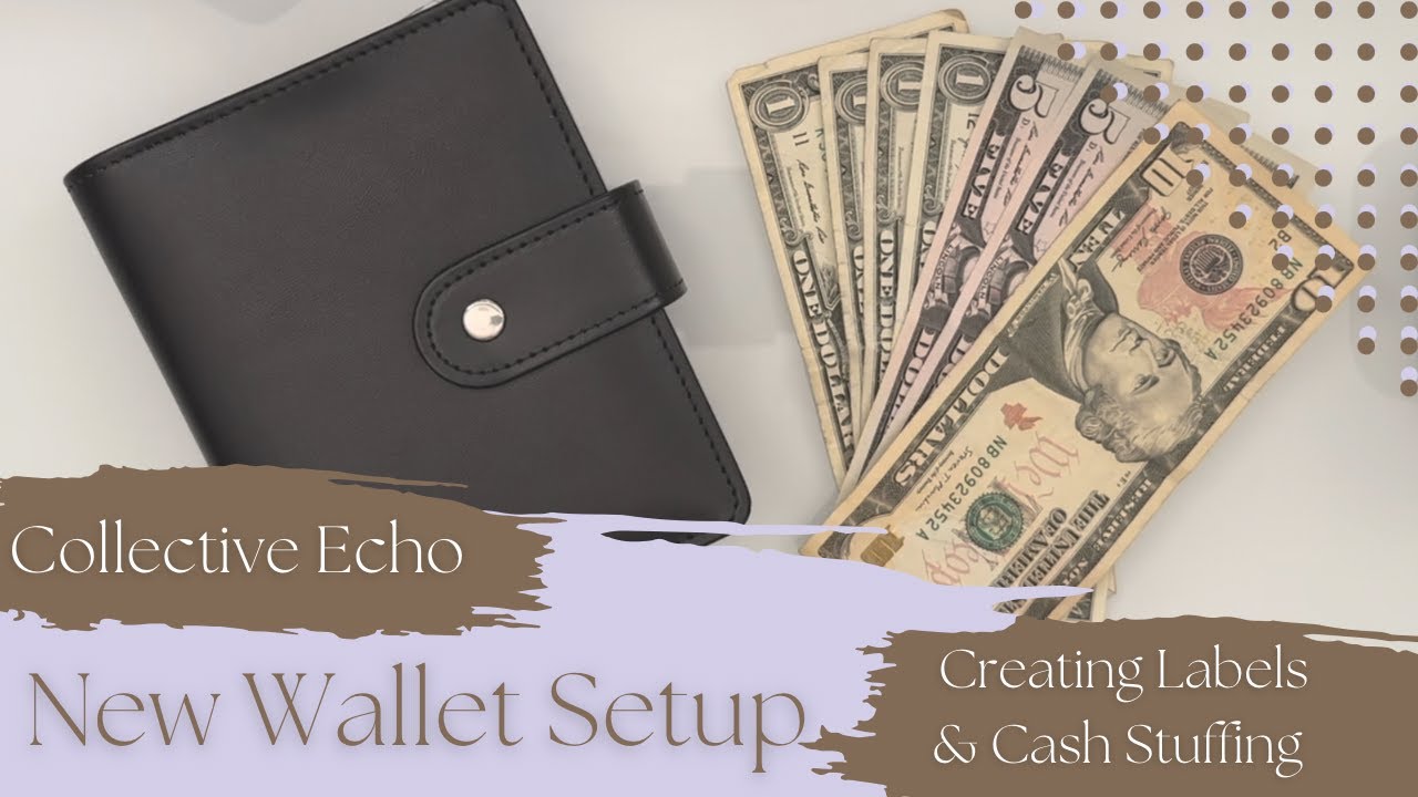 New Cash Wallet Setup | Cash Envelope Stuffing | Creating Labels | Low ...