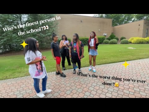 Asking random people questions around school…😈🤥🫢 - YouTube