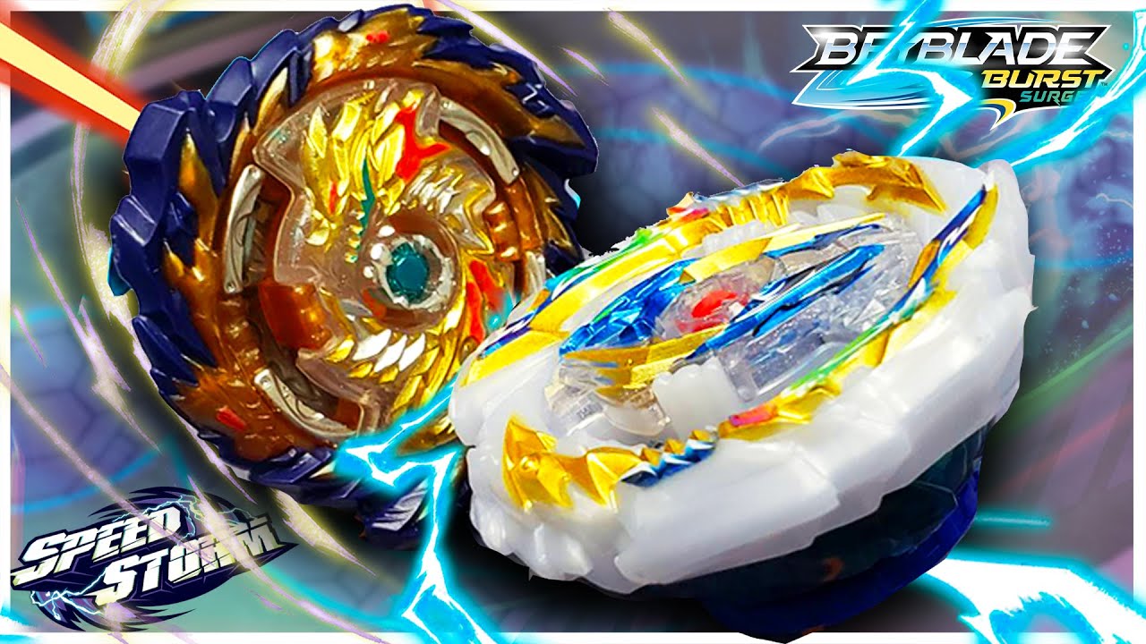 Triumph Dragon D6 VS Mirage Fafnir F6 Beyblade Burst Surge Speedstorm ...