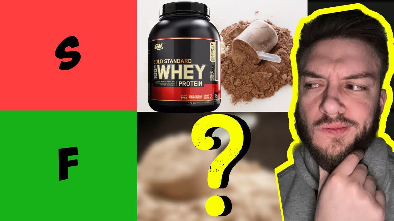 Ranking the BEST Protein Powder Flavors on a Tier List - YouTube