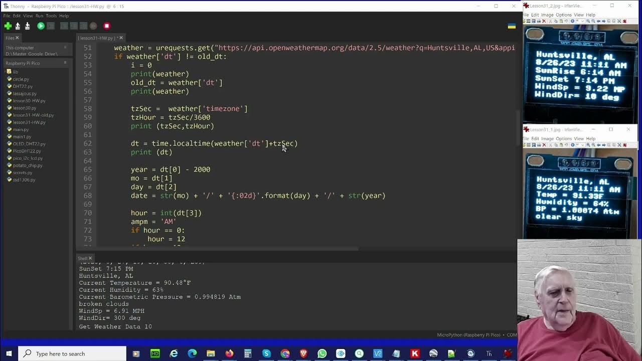 Paul McWhorter’s Raspberry Pi Pico W Lesson 31 Home Work - YouTube