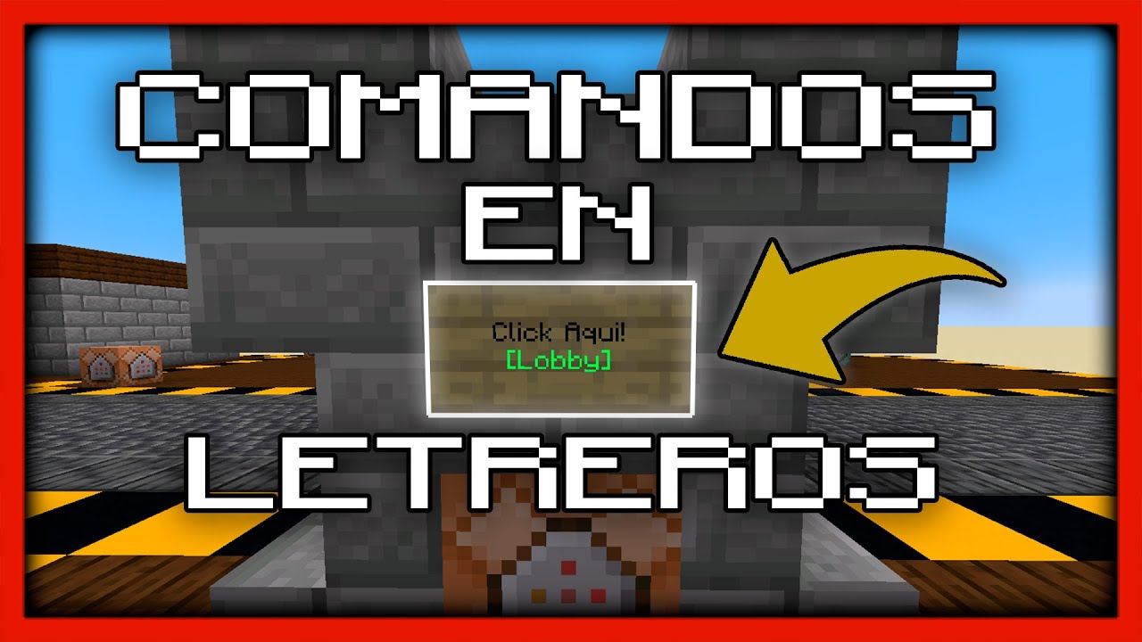 COMANDOS EN LETREROS | CARTELES INTERACTIVOS | Minecraft 1.18.1 - YouTube