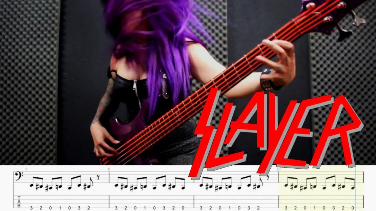 Slayer - Threshold (COVER & BASS TABS) - YouTube