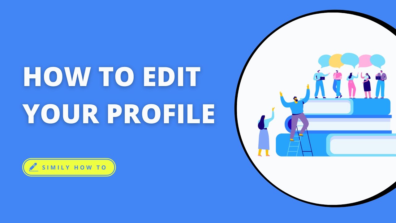 How to Edit Your Profile Picture on Simily.co - YouTube