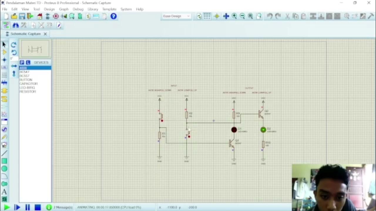 Rangkaian input Active High & Low - YouTube