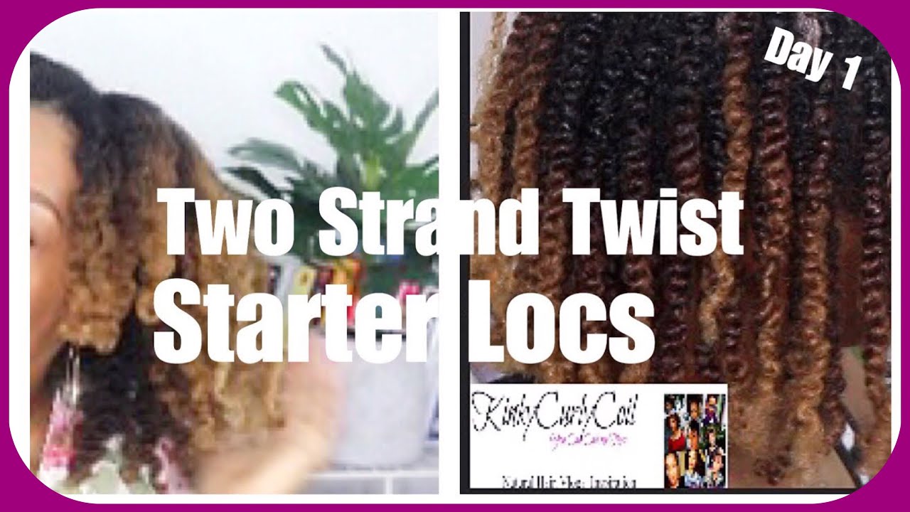 Loc Journey | Starter Locs | Two Strand Twist Method - YouTube