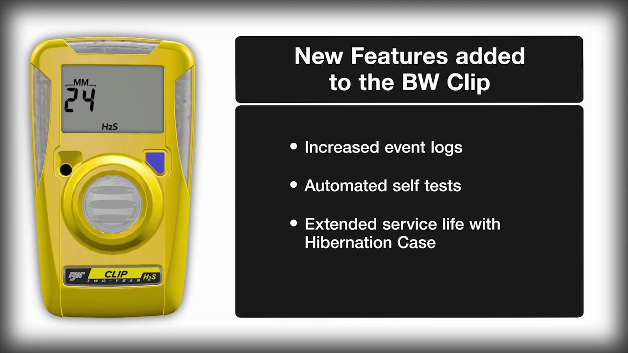 BW Clip GasAlertClip Extreme Differences Honeywell Safety - YouTube