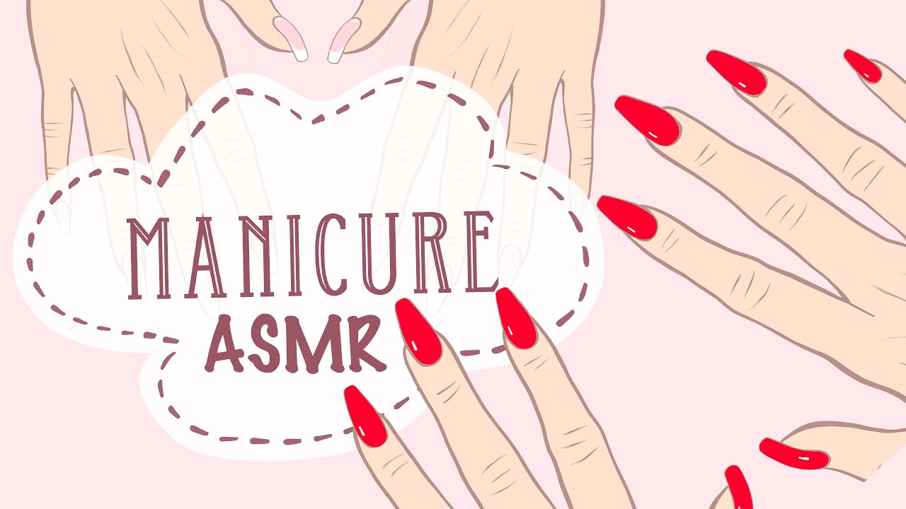 ASMR animation nail Polish / cartoon about nail transformation - YouTube