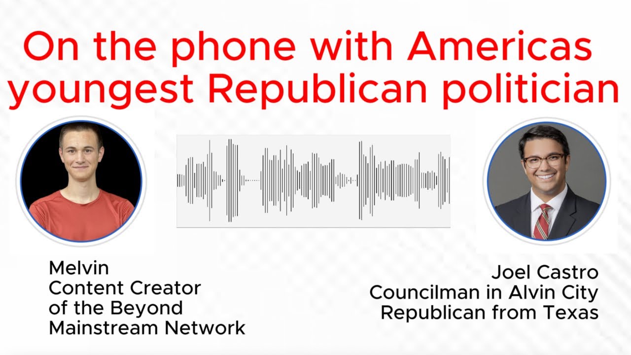 On the phone with Americas youngest Republican politician elect - YouTube
