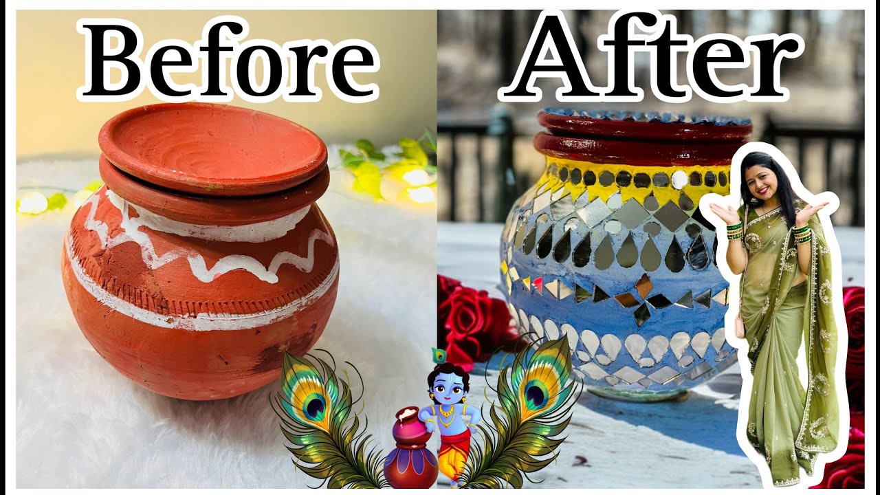 Matki Craft For Janmashtami Festival |Matki Craft Ideas | Janmashtami ...