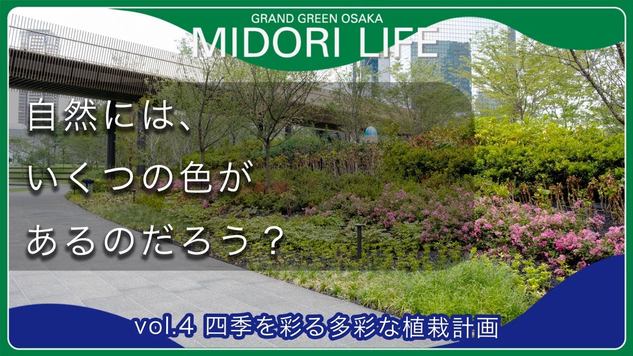【MIDORI LIFE】vol.4 自然には、いくつの色があるのだろう？ 〜四季を彩る多彩な植栽計画 - YouTube