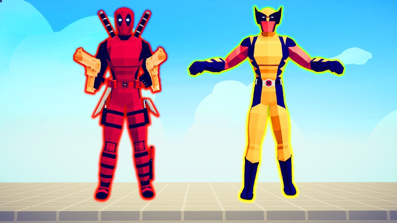DEADPOOL and WOLVERINE vs OP UNITS | TABS - Totally Accurate Battle ...