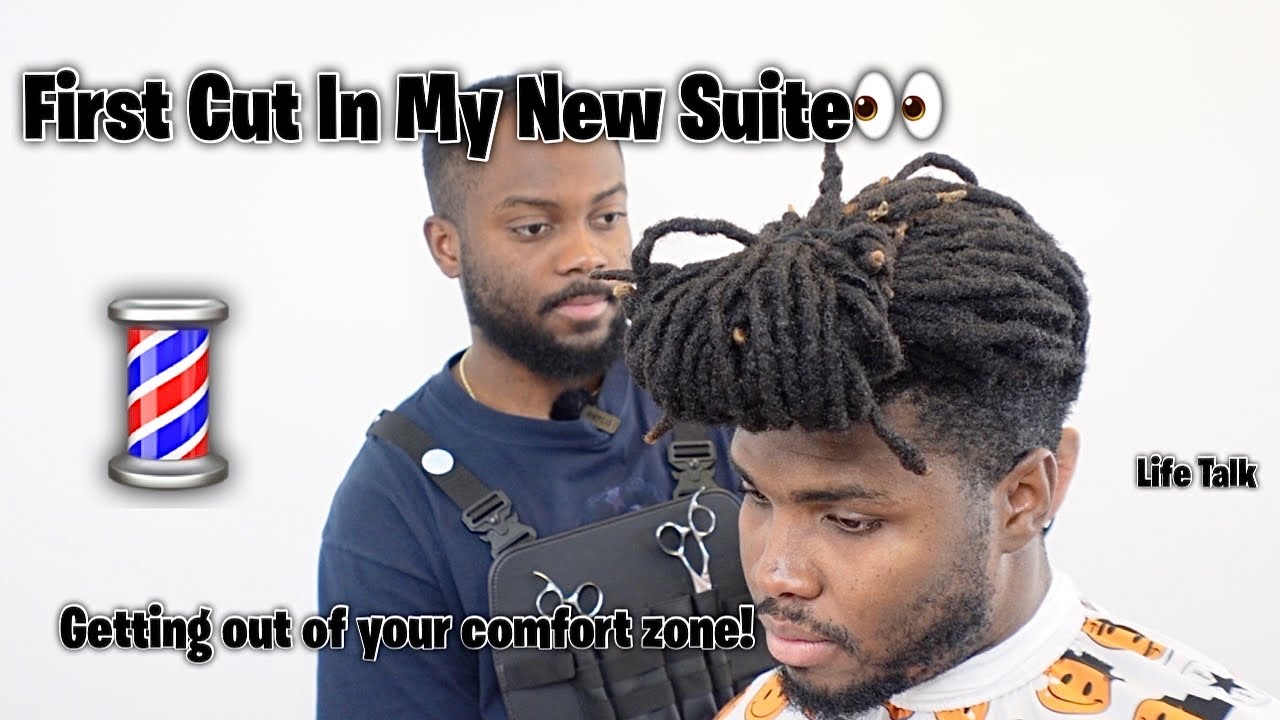 First Haircut at My New Barber Suite in ATL 👀💈 Get Out Of Your Comfort ...