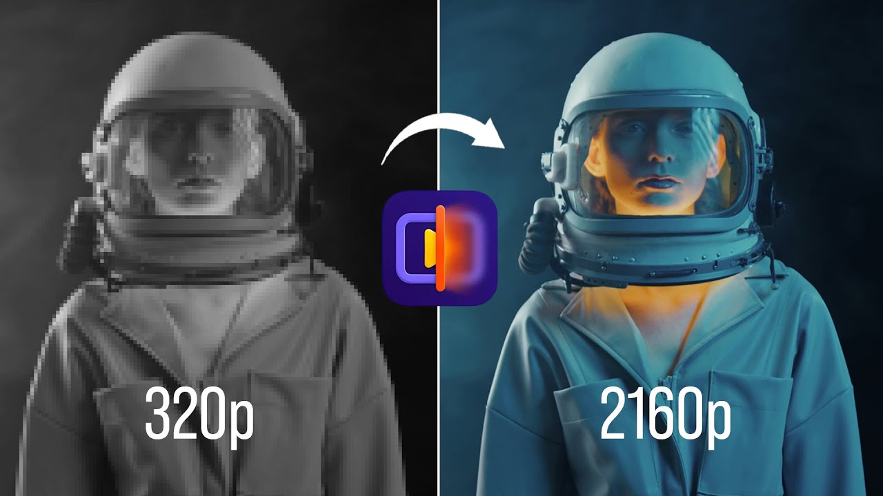 use A.I. to upscale LOW-QUALITY videos into 4K or 8K! - YouTube