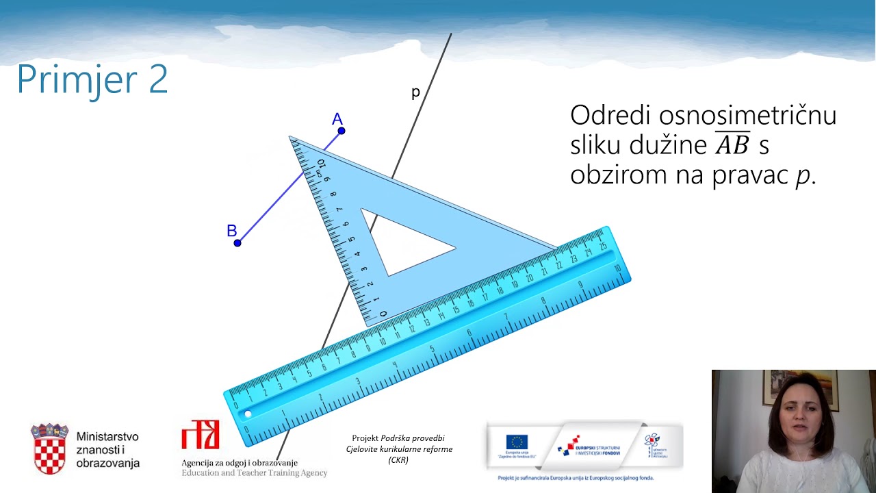 Matematika 8.r OŠ - Osna simetrija - YouTube