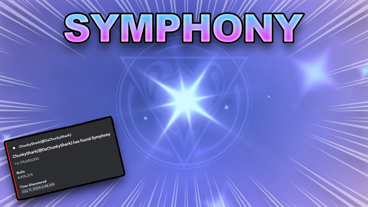 I GOT SYMPHONY In Sols RNG ERA 8 - YouTube
