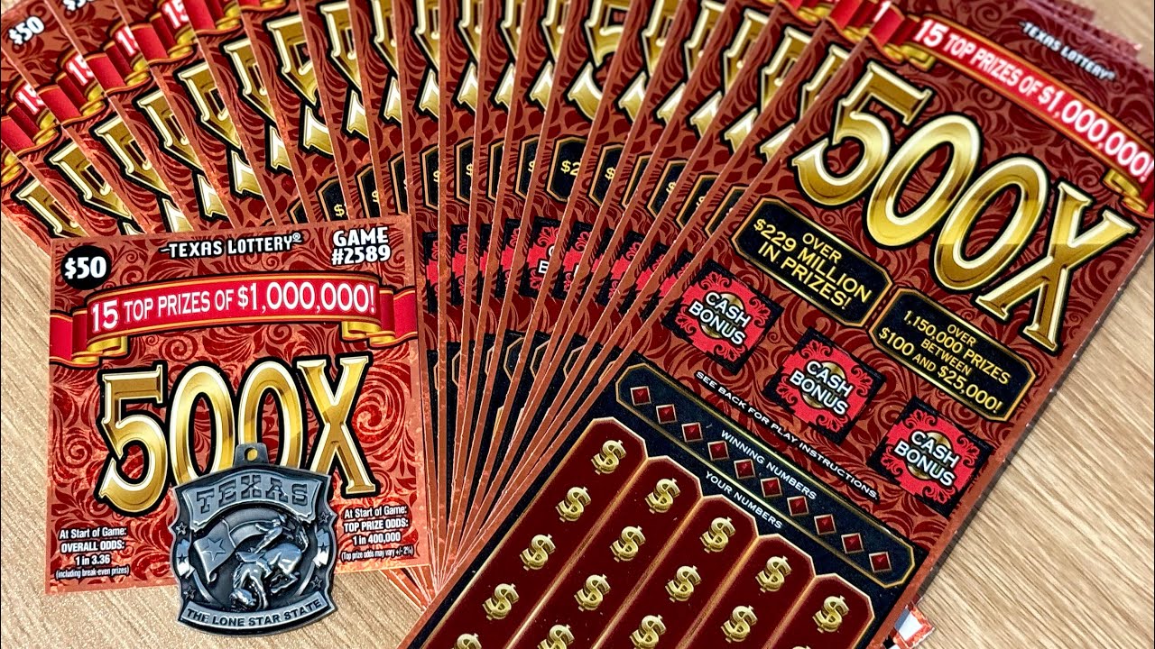 Full Pack, 500X $50 Texas scratch tickets - YouTube
