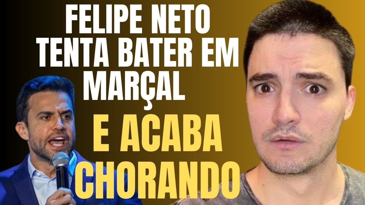 FELIPE NETO TENTA BATER EM PABLO MARÇAL E ACABA CHORANDO NO FINAL - YouTube