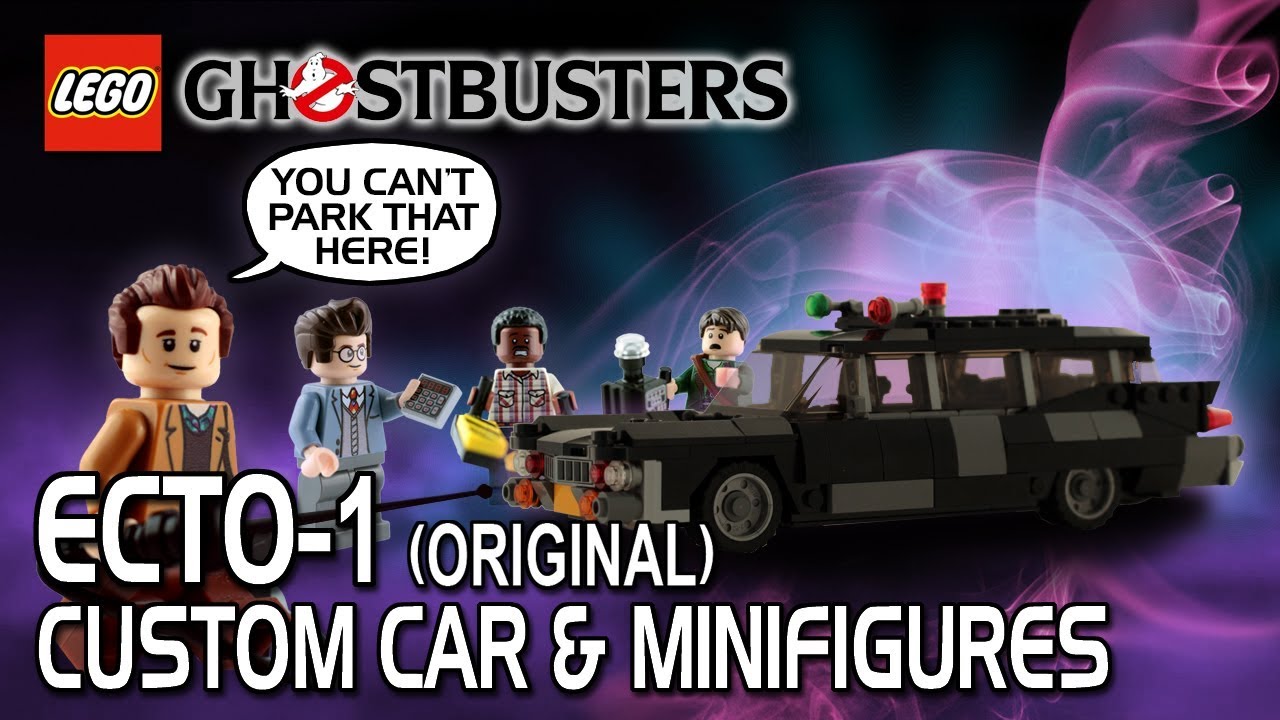 LEGO Ghostbusters - Custom ECTO-1 Black and Minifigures! Original ...