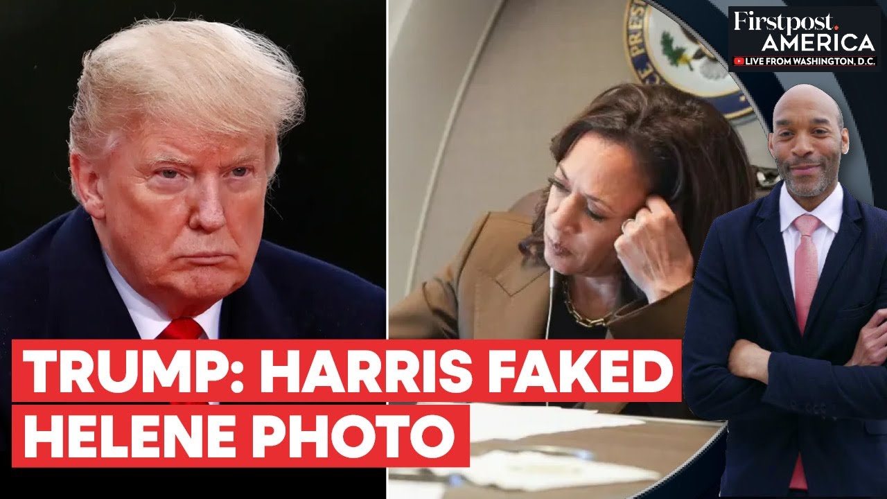 Donald Trump Slams Kamala Harris for "Staging" Hurricane Helene ...