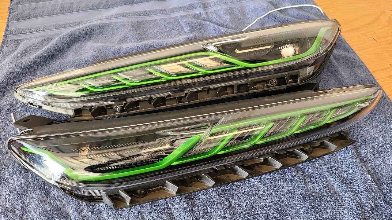 Hyundai Kona Custom DRL Upper Lights (Paint & Flow RGBW LEDs) - YouTube