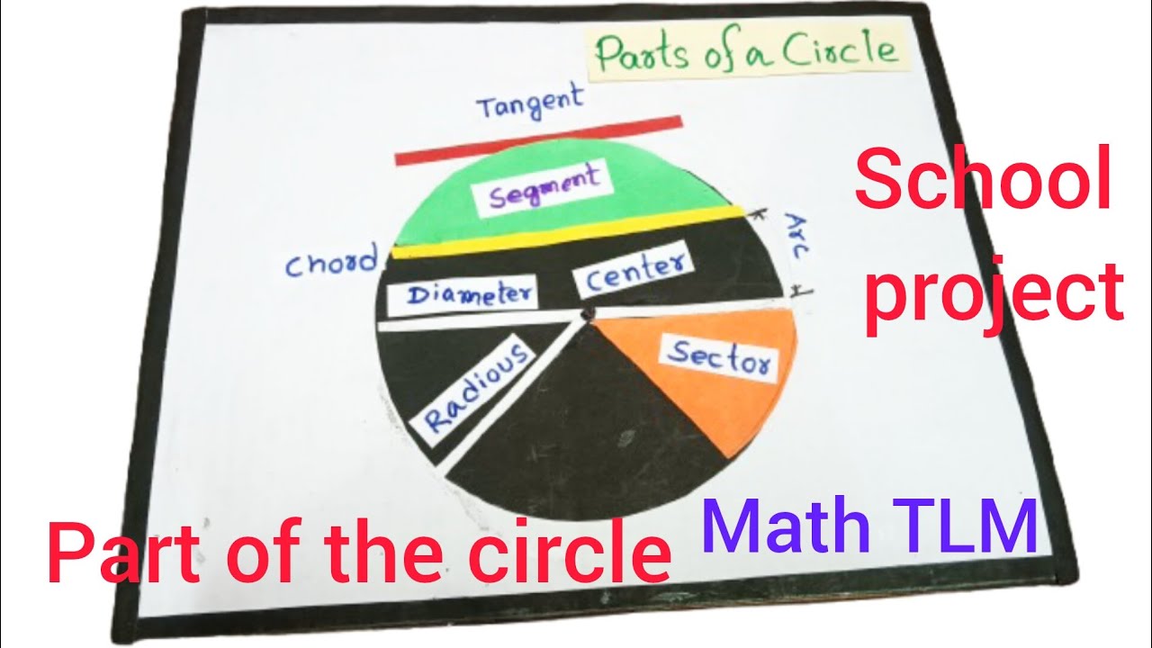 Part of the circle model II Math TLM II Students activity - YouTube