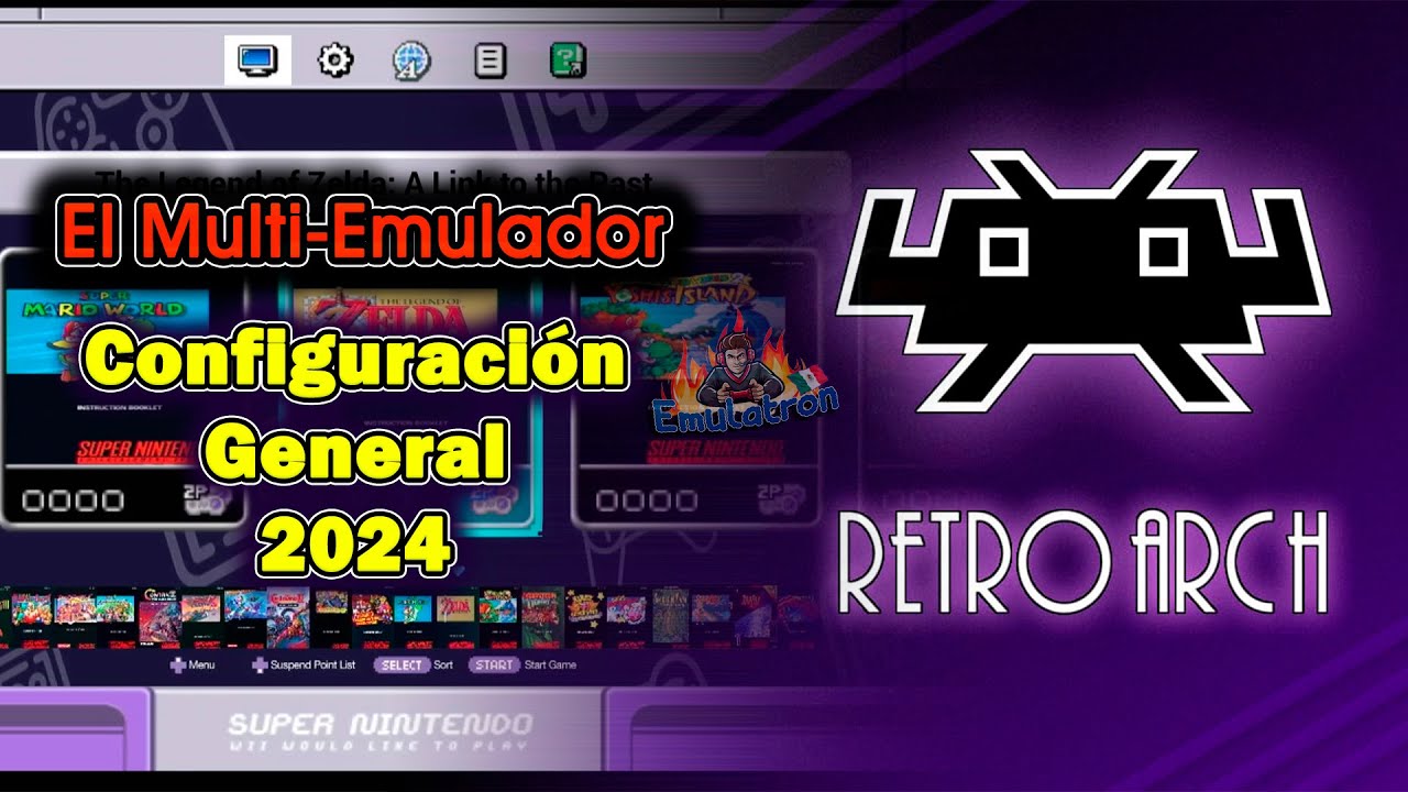 RetroArch el sistema multi-Emulador configuración general - YouTube