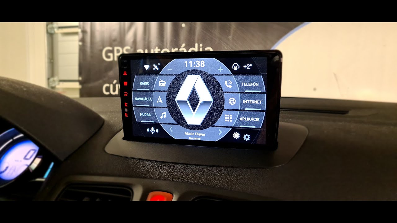 ANDROID Renault Fluence GPS WIFI TomiMax 512 android player - YouTube