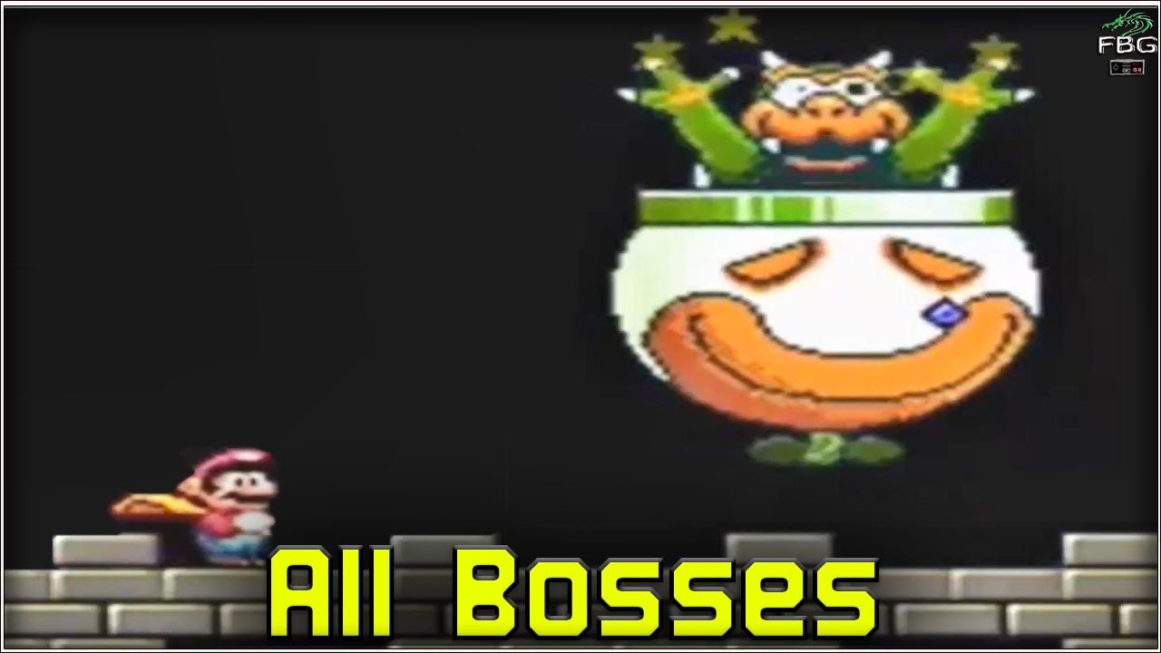 Super Mario World - All Bosses - YouTube