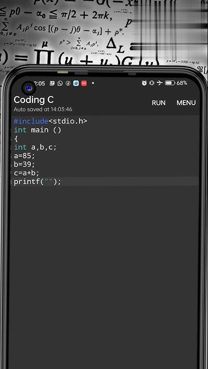 How To Program Calculations In C Language || Addiction C Program! Excel ...