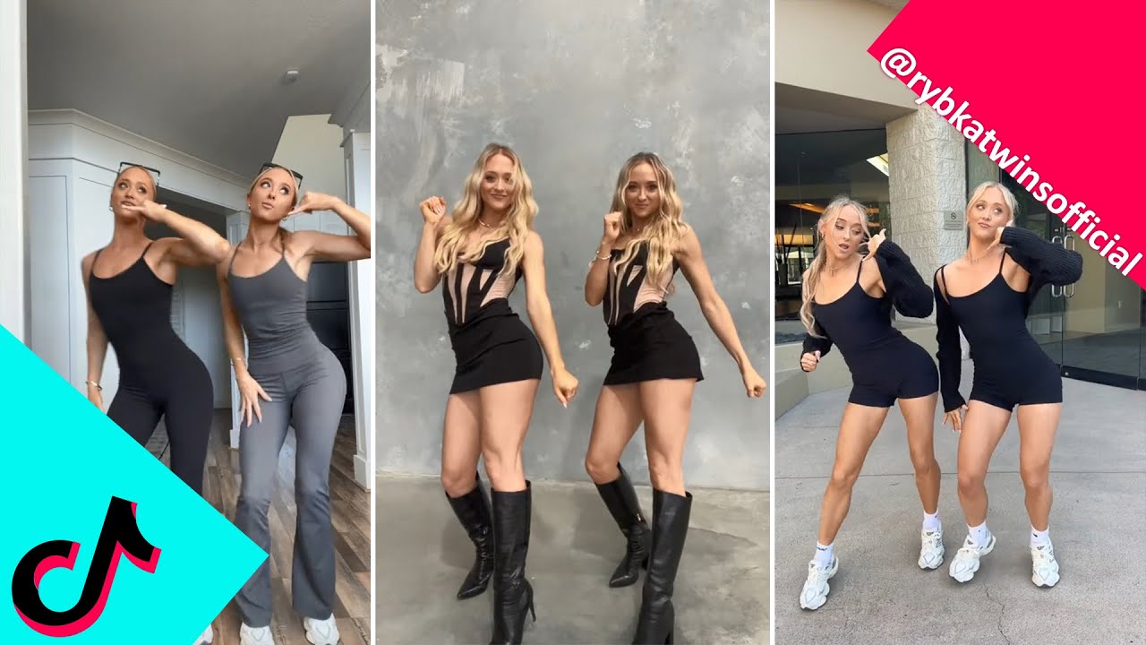 The Rybka Twins Tiktok Dance Compilation 2023 Rybkatwinsofficial Youtube