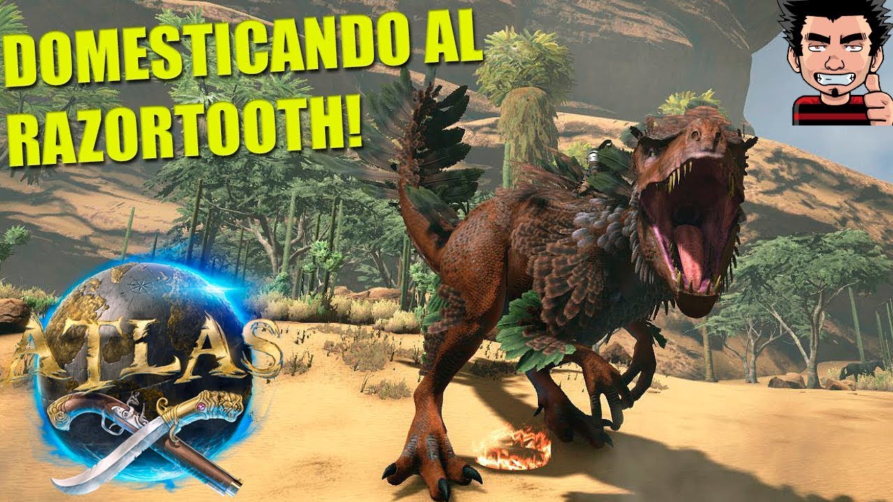 ATLAS DOMESTICANDO AL RAZORTOOTH EL YUTYRANNUS CON PLUMAS SERIE PIRATAS ...