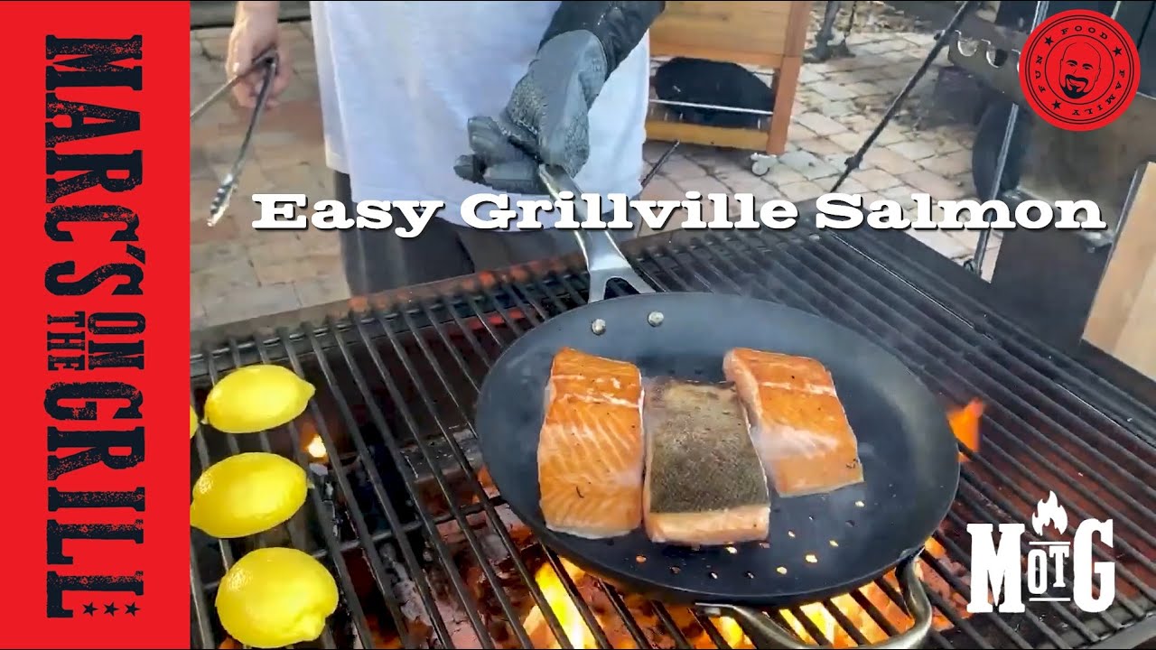Grillville Salmon and Veggies - YouTube
