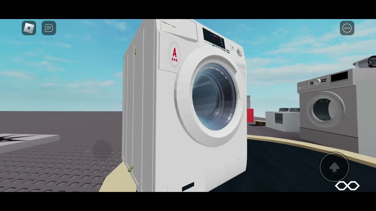 roblox washing machine destruction - YouTube
