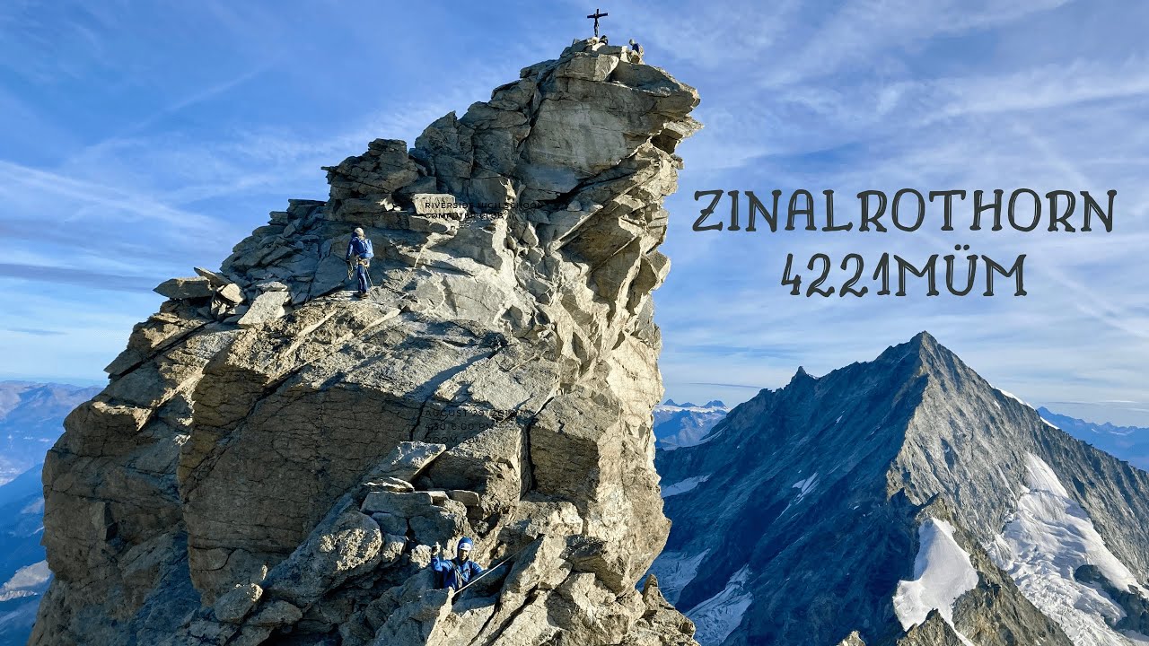 ZINALROTHORN 4221müM - Hochtour / Besteigung über die Normalroute im ...