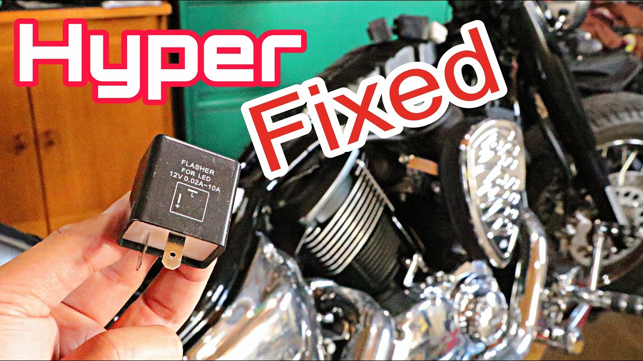 How To Fix Hyperflash Yamaha V Star - YouTube