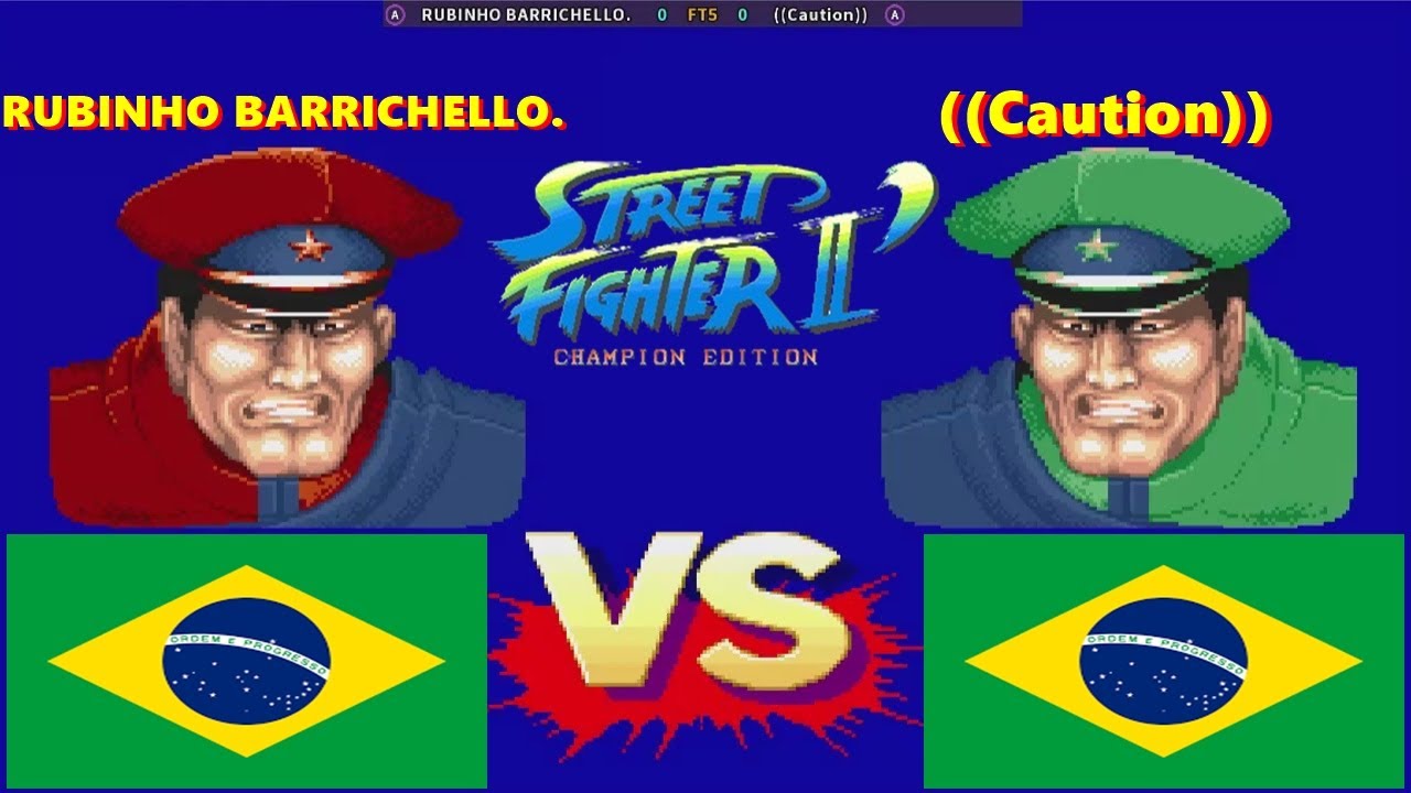 Street Fighter II': Champion Edition-RUBINHO BARRICHELLO. vs ((Caution ...