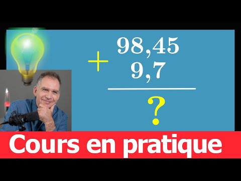 Exercice ♦ Nombres décimaux : poser une addition à virgule en colonnes ...