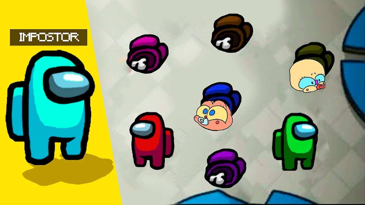 MONGO E DRONGO BEBÊS ESTÃO EM PERIGO! *um vilão no among us*! (Mongo e ...