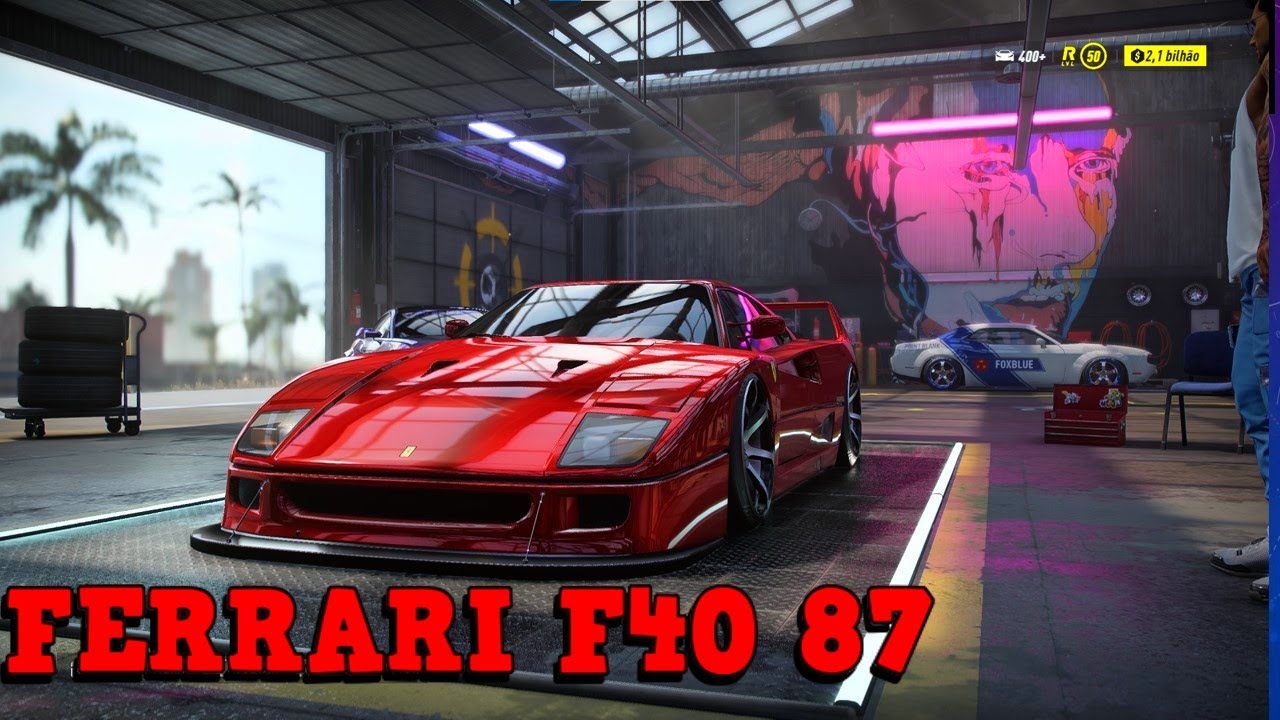 FERRARI F40 87 - VELOCIDADE MÁXIMA - YouTube