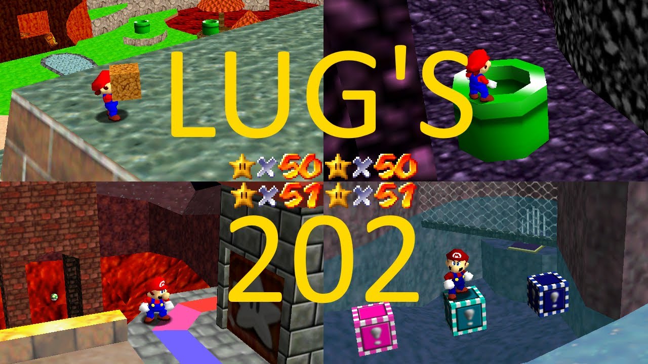 LUG'S 202 - Mario 64 ROM Hack Speedrun Relay - YouTube